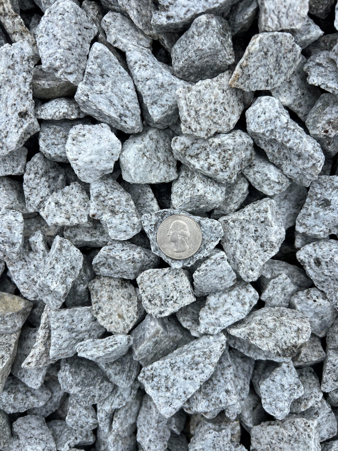 Washed Light Grey Crushed Granite - WJ Graves