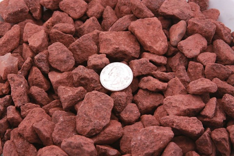 Washed Red Crushed Stone Products - WJ Graves